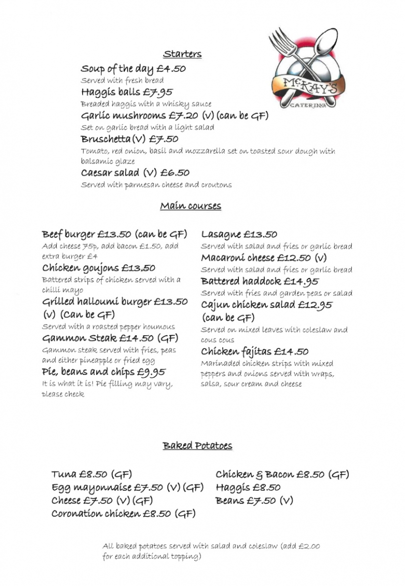 Main Menu – Kings Golf Club